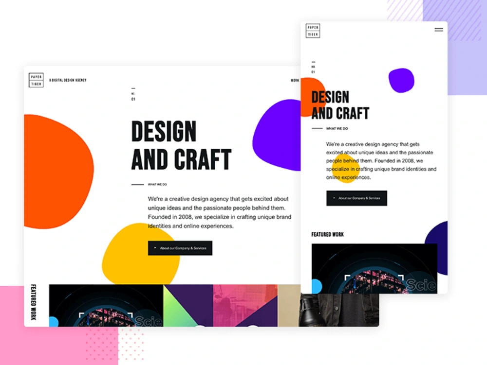 Responsive website UI/UX design I web UI I Landing page UI design PSD /XD | Upwork