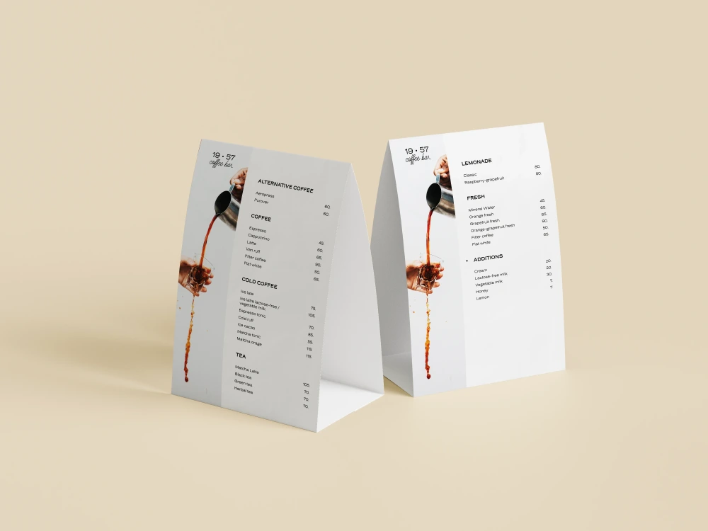 A modern menu design, food menu, cafe menu, restaurant menu design | Upwork