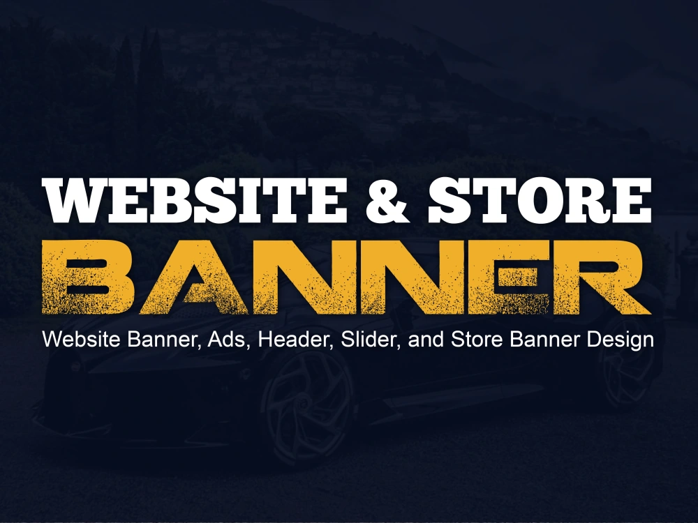 Website banner, ads, header, slider, and Store banner design | Upwork