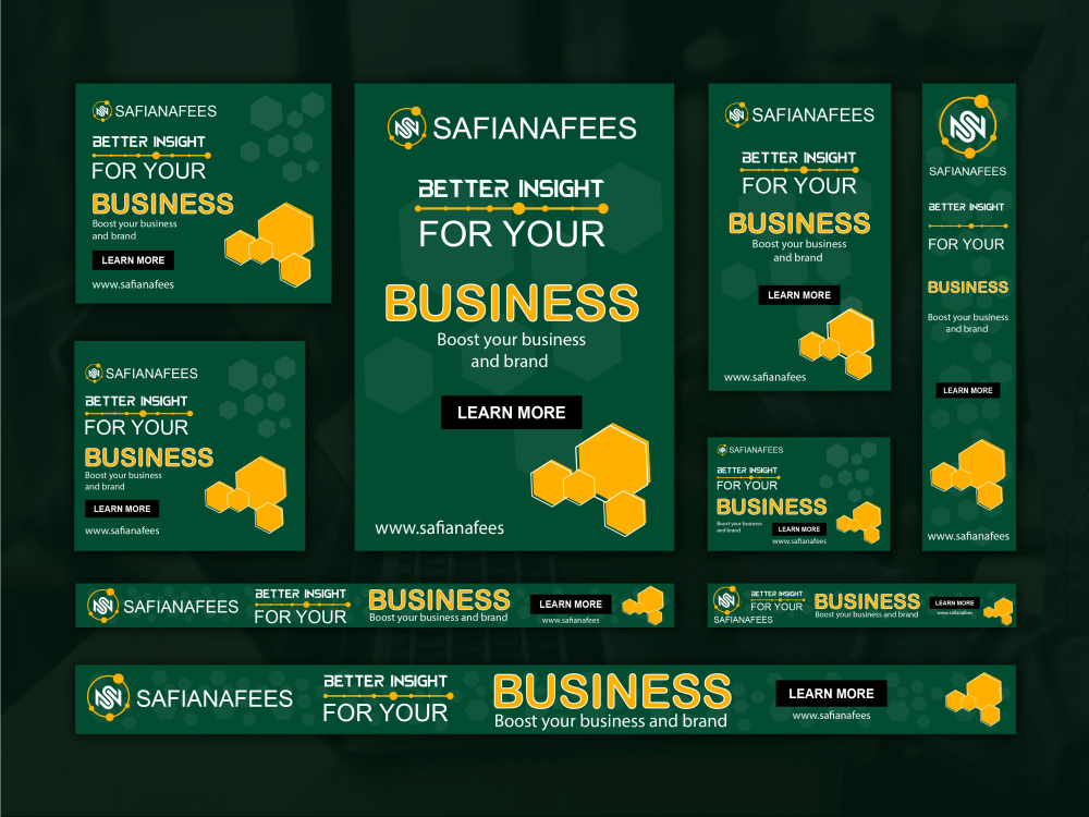 Website banner, ads, header, slider, and Store banner design | Upwork