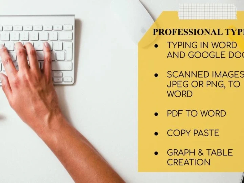 A professional manual typing, copy paste and data entry | Upwork