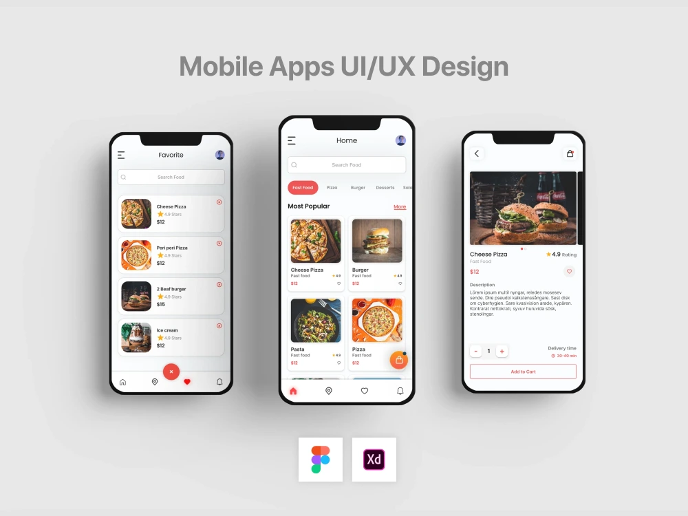 A Modern, Minimal and Classy Mobile App Design | Upwork