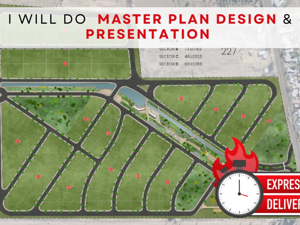 Architectural master plan and layout design | Upwork