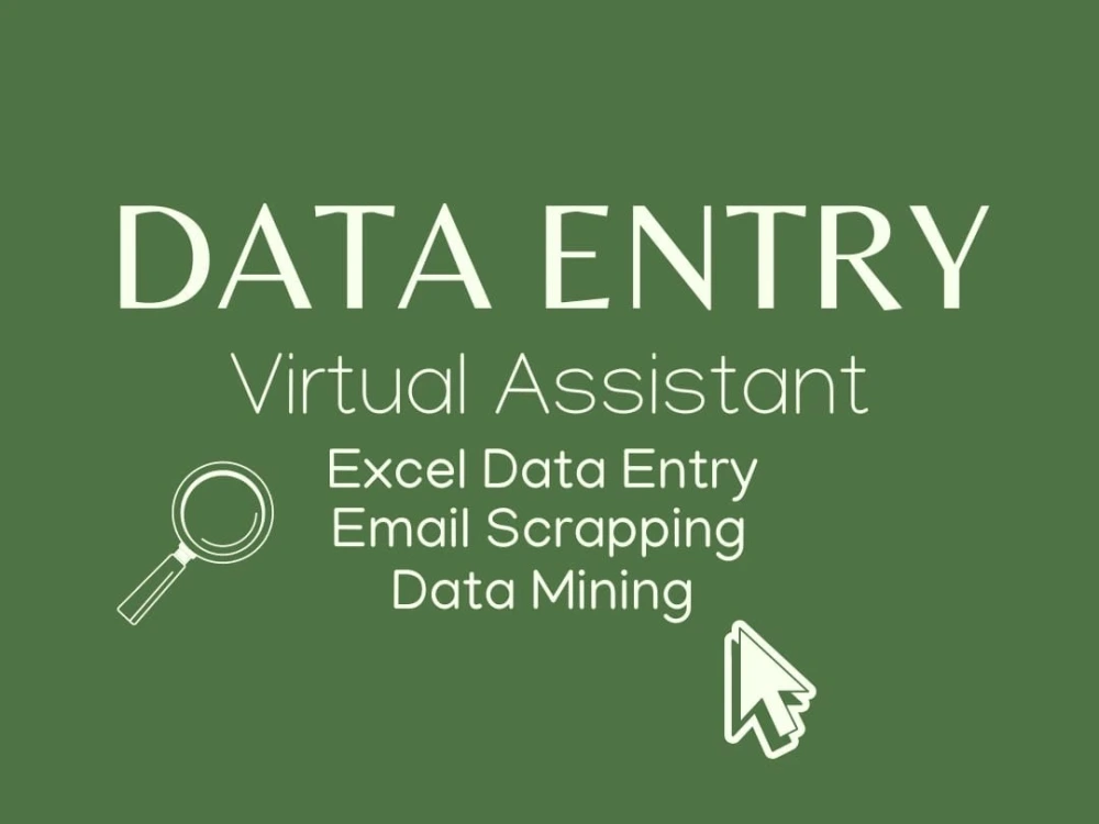 Data mining web scraping email data scrapping data entry | Upwork
