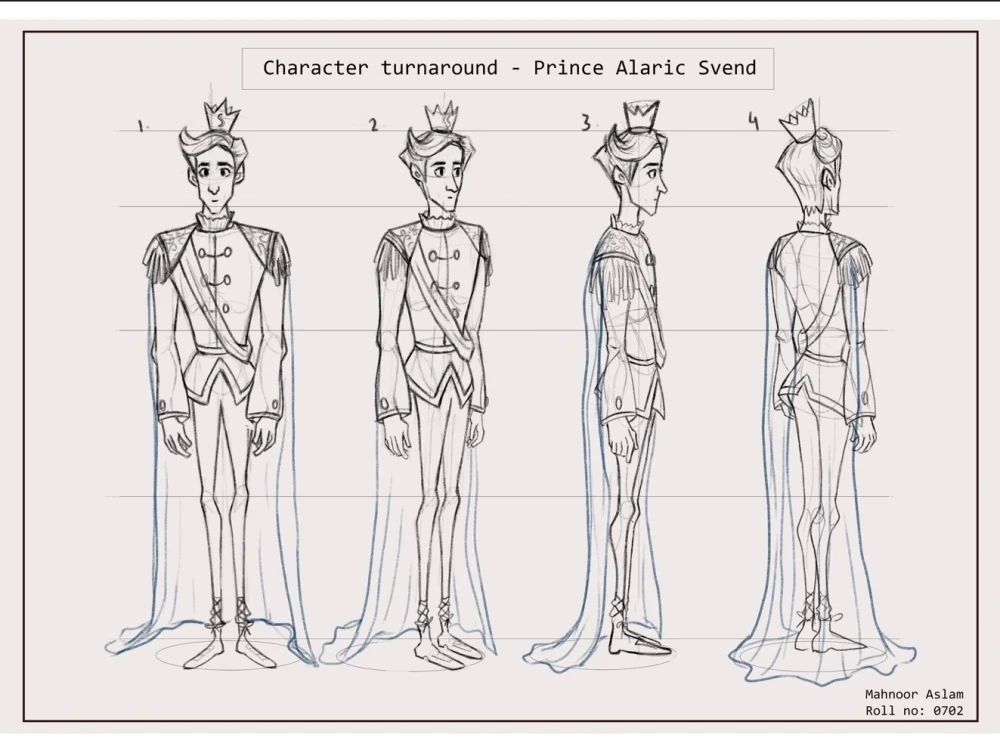 A proper concept sheet for your character design. | Upwork
