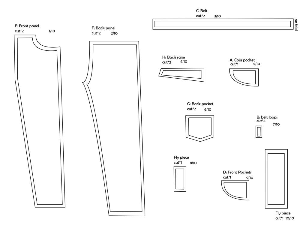 Garment's technical drawing, Tech Pack, rendered drawing | Upwork
