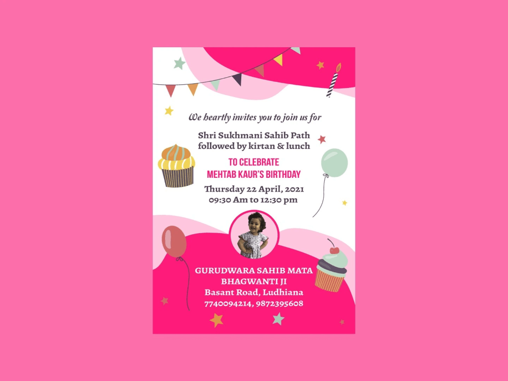 A creative & Modern Invitation Card Design For Event | Upwork