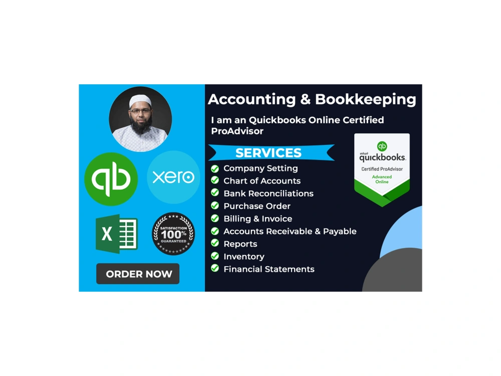 Accounting Bookkeeping In Quickbooks Xero Wave And Excel Upwork