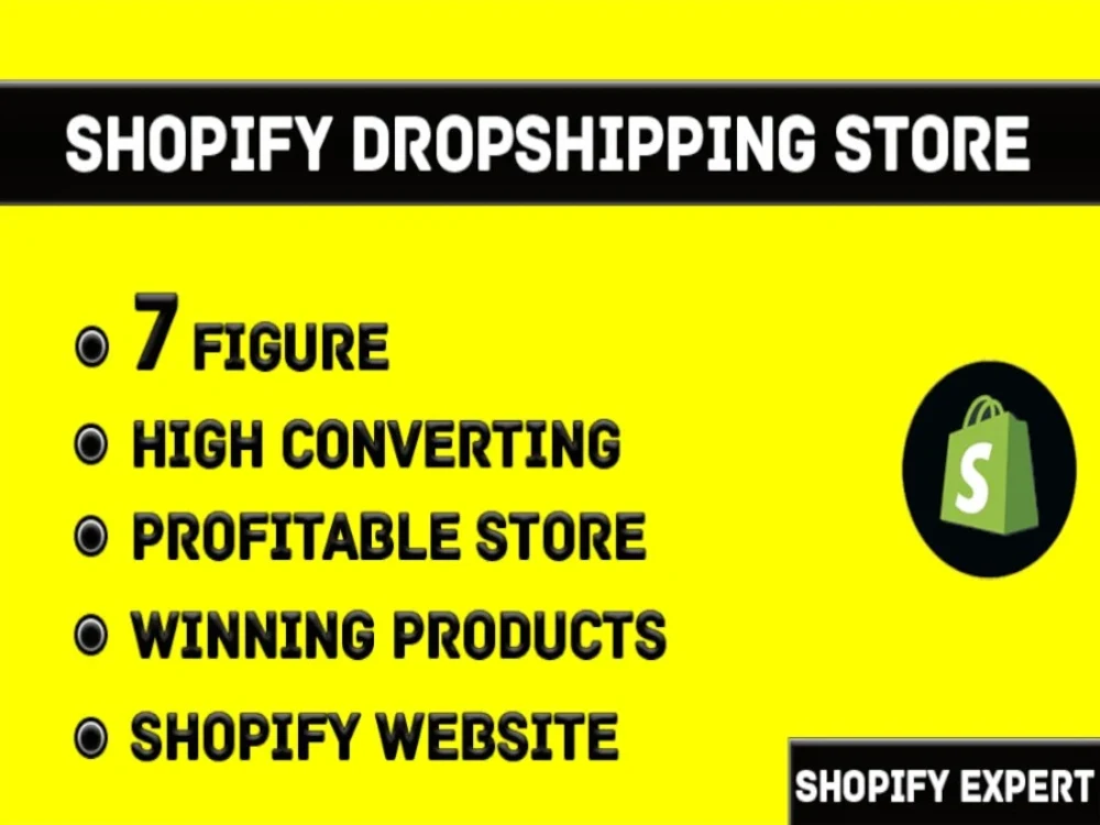 High Converting Shopify dropshipping store, shopify Ecommerce website | Upwork