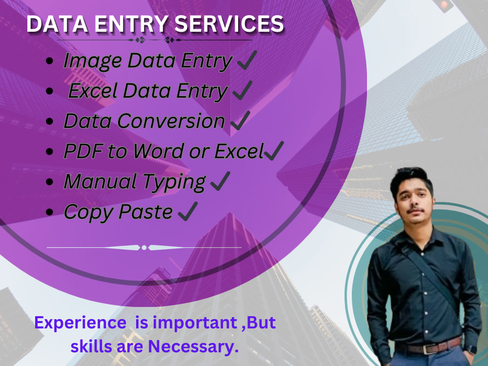 Your 𝐃𝐚𝐭𝐚 𝐄𝐧𝐭𝐫𝐲 project quickly and accurately. | Upwork