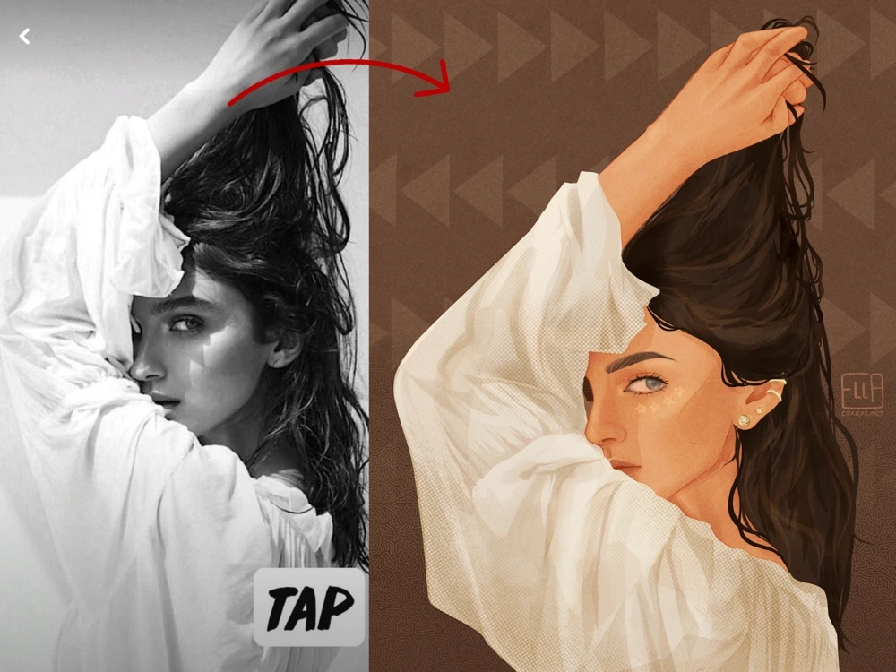 A fantastic digital portrait drawing | Upwork