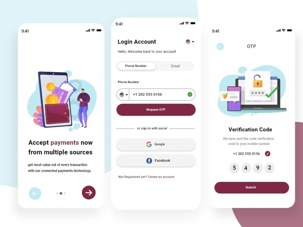 A modern android, iOS cross-platform mobile app with custom features | Upwork