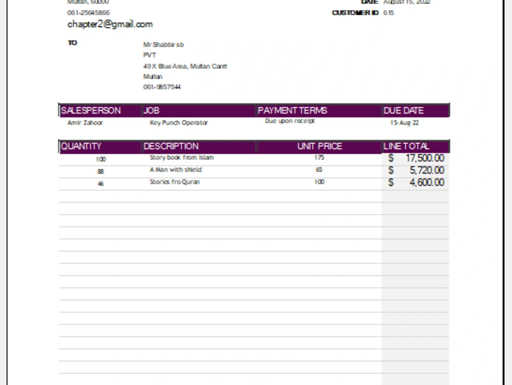 Fastest Automated excel Invoice, Point of Sale and Inventory System ...