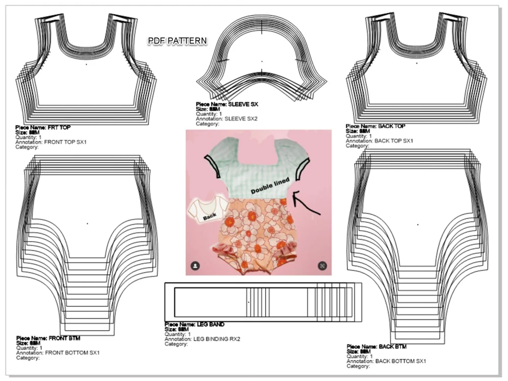 A sewing pattern Design | Upwork