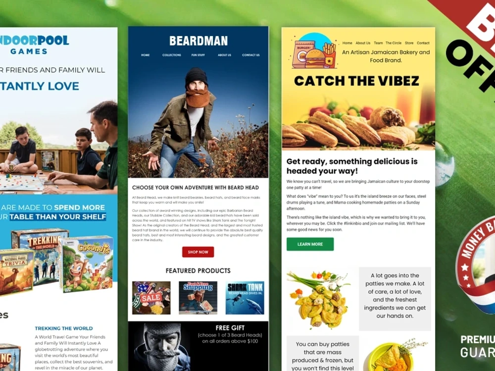 Pixel-Perfect Responsive HTML Email (Figma/PSD to Mailchimp/Klaviyo ...