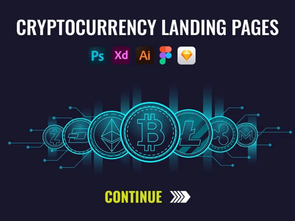 NFT Landing Page NextJS HTML CSS Cryptocurrency Landing Page Design | Upwork