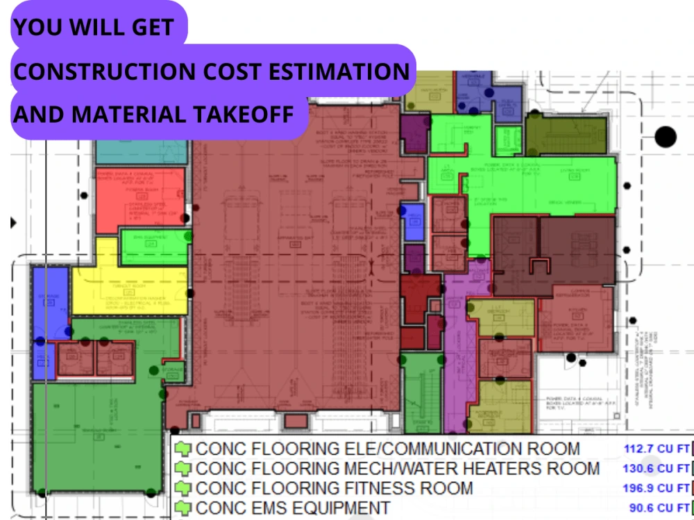 Construction cost estimation and material takeoff. | Upwork
