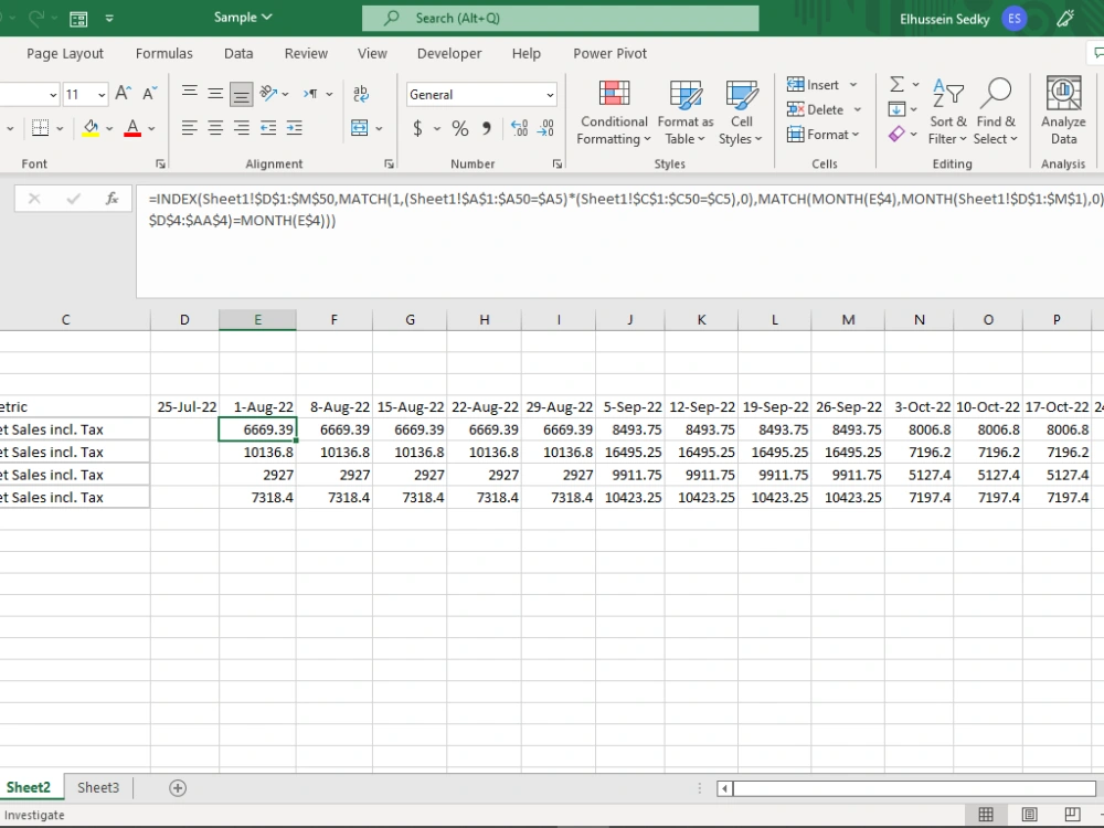 Custom Excel Formulas, Charts, Pivot tables, Cond. formatting in no time! | Upwork