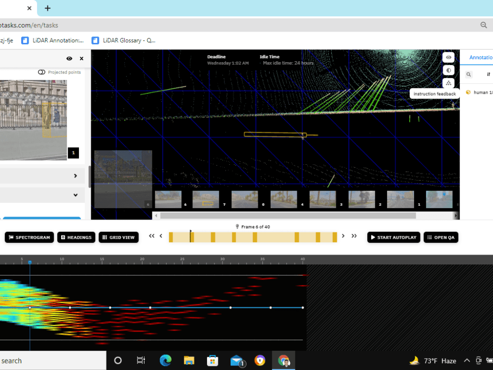 Data Labelling (2D), Lidar Annotation, Segmentation, Categorization ...