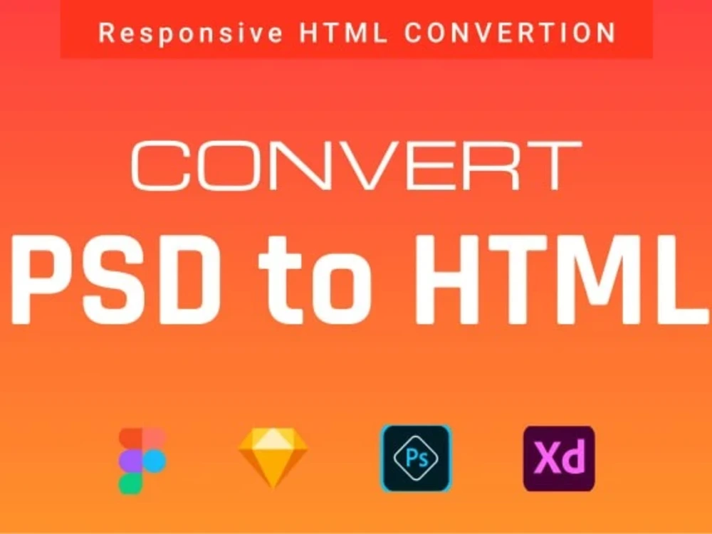 PSD to (HTML, CSS, JS) responsive Web Page (React JS) | Upwork