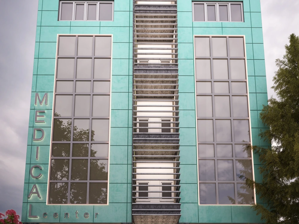 Exterior design of your building (elevation) with High quality render ...