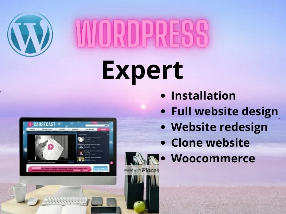 Responsive website design using wordPress | Upwork