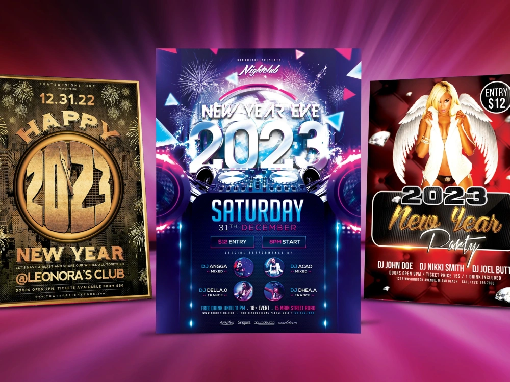 The eye-catching event, new year, and any party flyer | Upwork