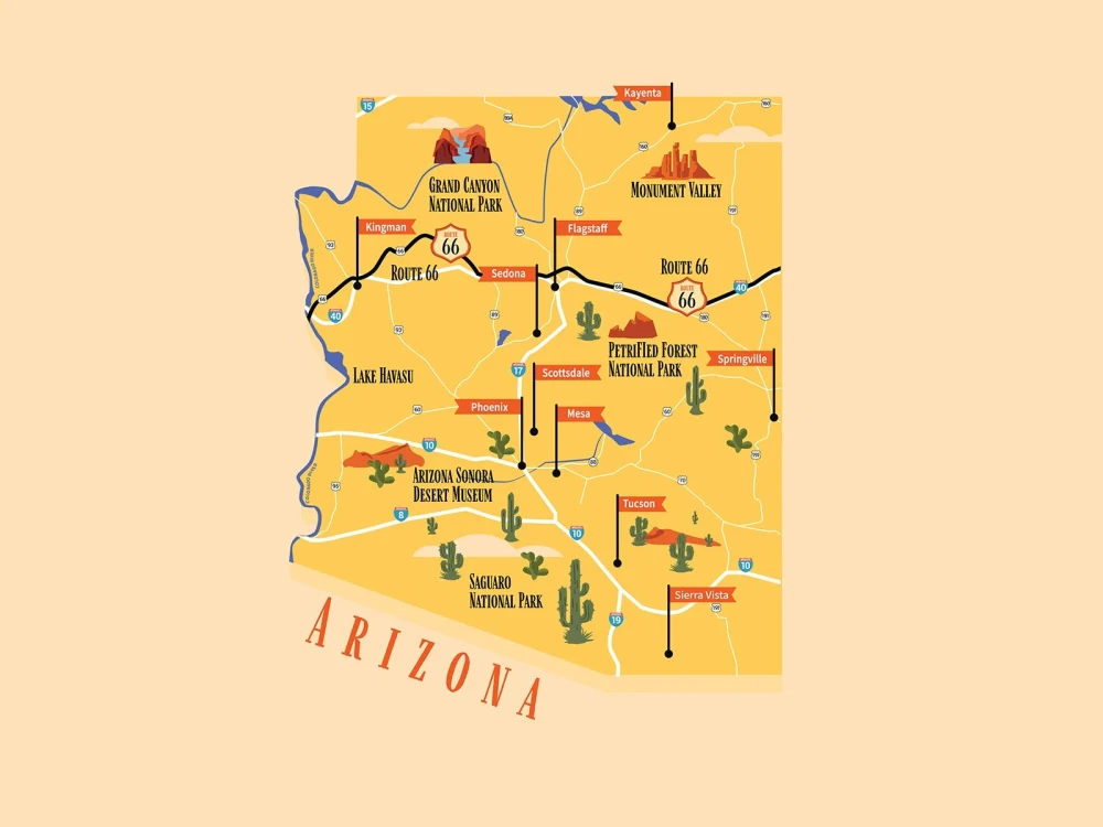 A custom map design | Upwork