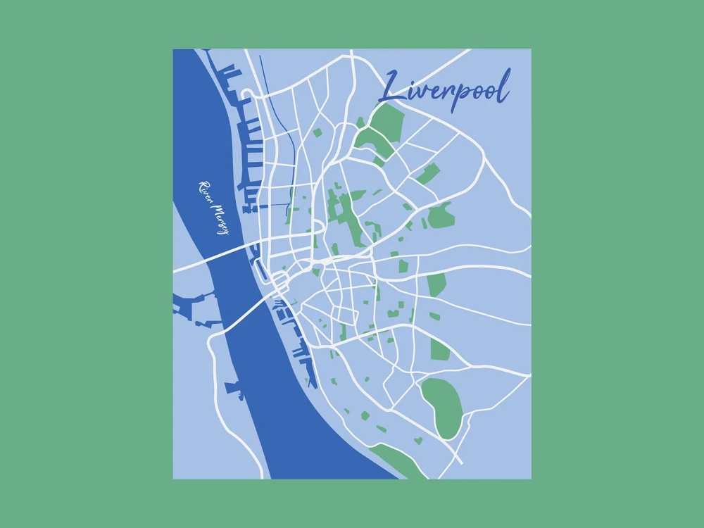 A custom map design | Upwork