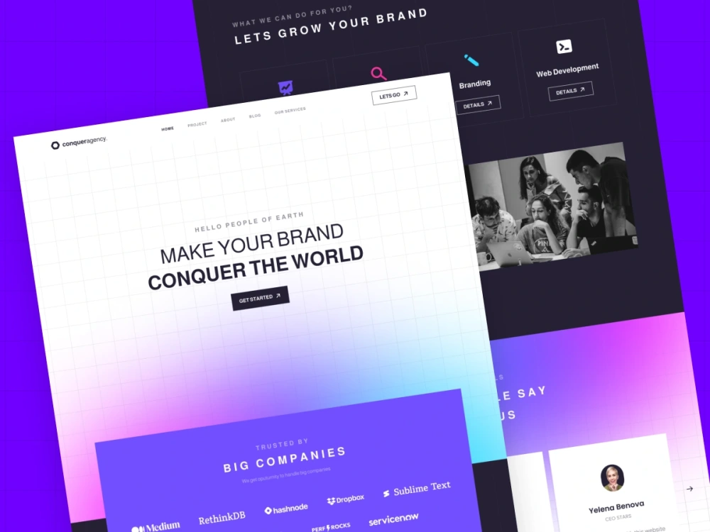 Professional, modern, clean & responsive website UI UX Design | Upwork