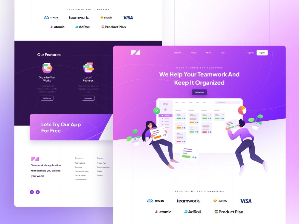 Professional, modern, clean & responsive website UI UX Design | Upwork