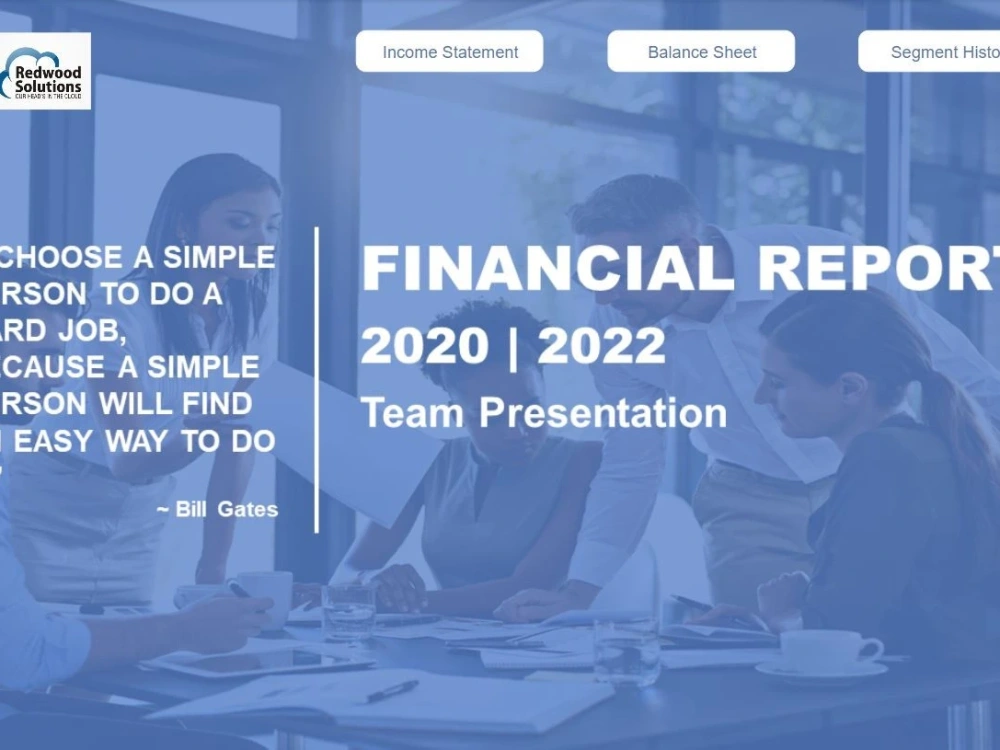 Automated Financial reports using Power BI | Upwork