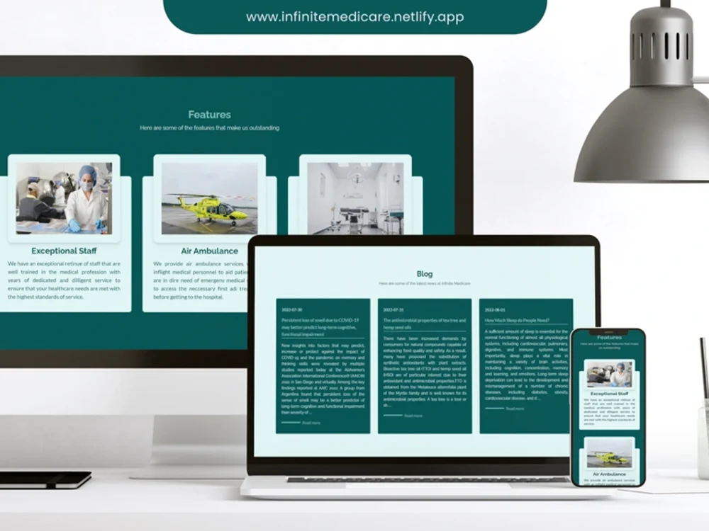 A hospital management web application built with React and Node.js | Upwork