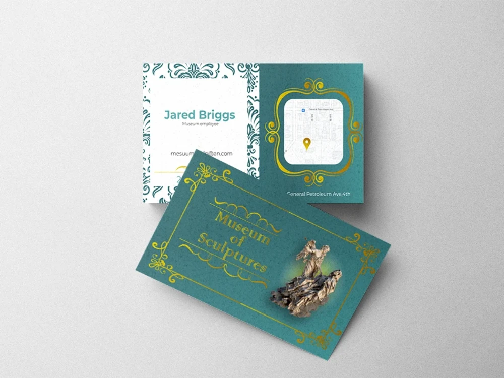 A modern and professional design of the business card | Upwork