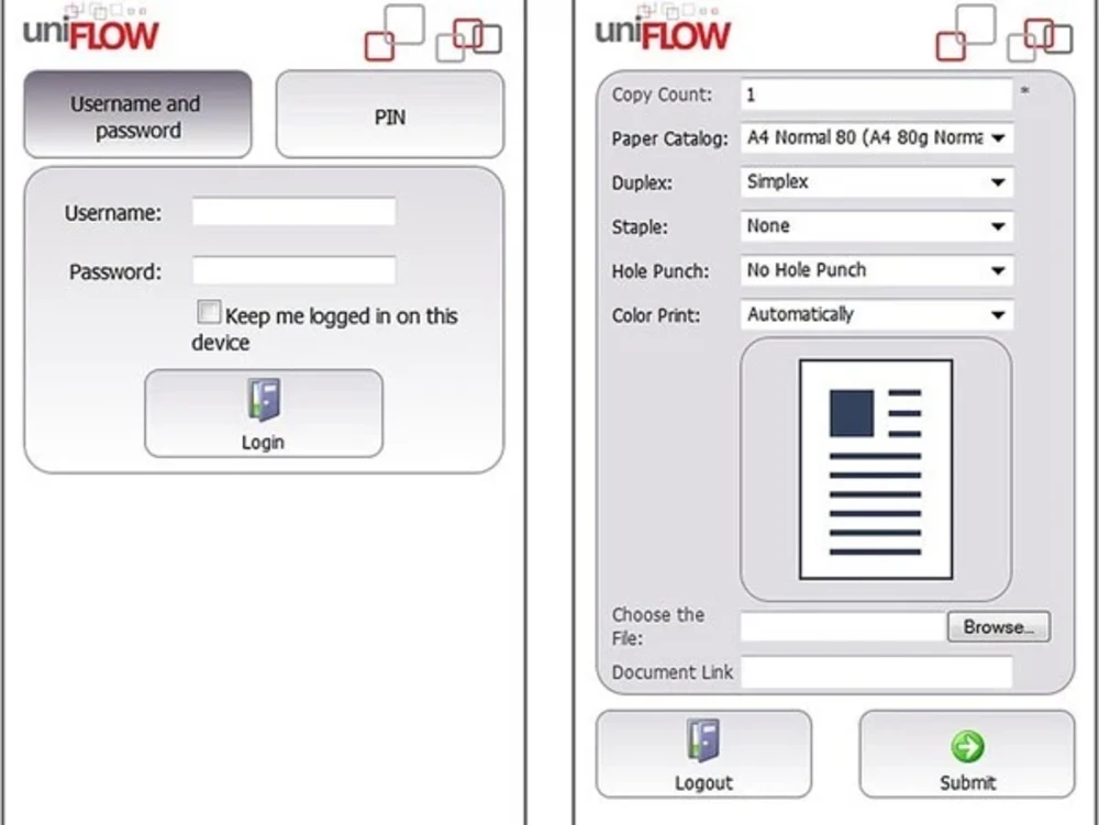 UniFLOW, Canon’s integrated print and scan management solution. | Upwork