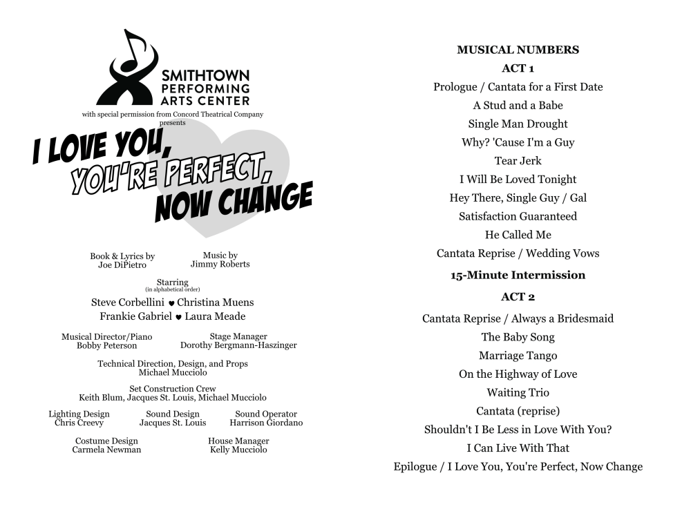 A fully print-ready playbill for your Theatre Production | Upwork