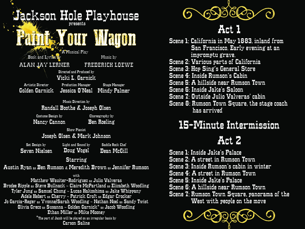 A fully print-ready playbill for your Theatre Production | Upwork