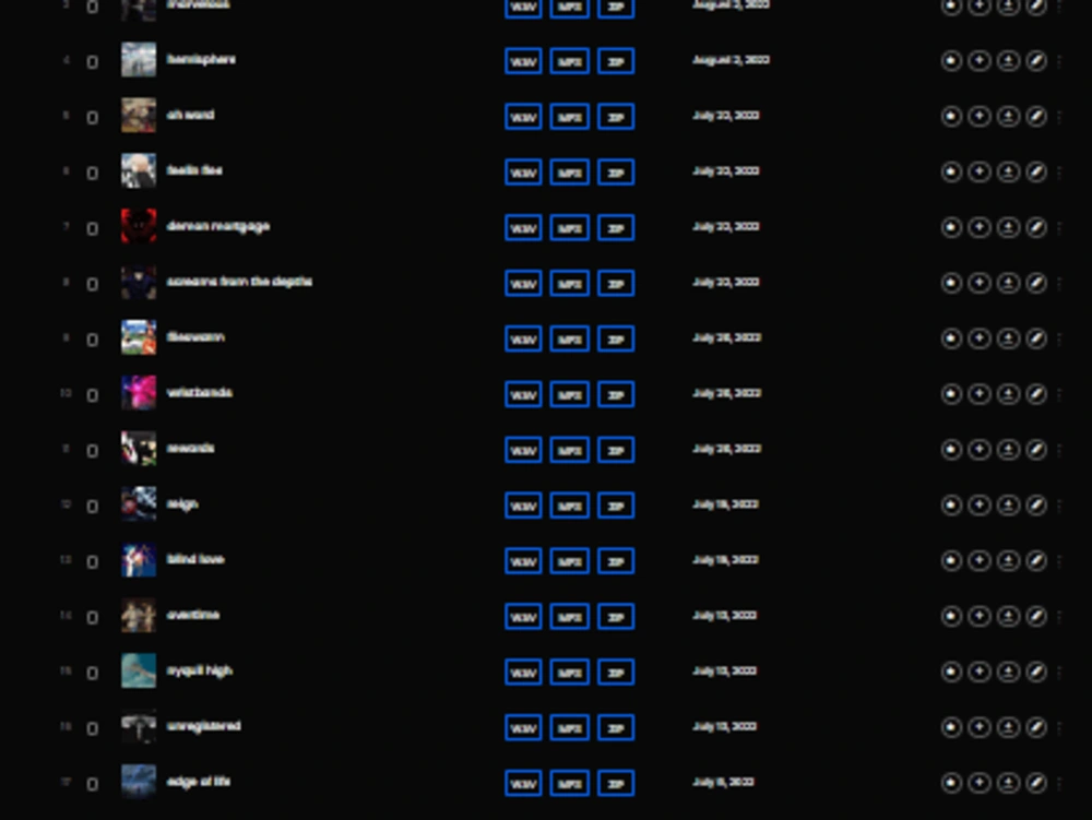 Custom beats tailor-made for the type of genre you are looking for ...