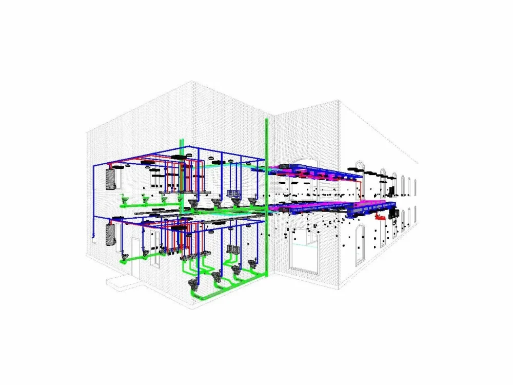 A fully MEP BIM Model of Building in Revit | Upwork
