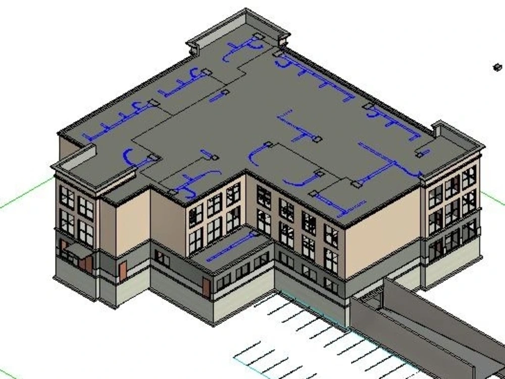 A fully MEP BIM Model of Building in Revit | Upwork