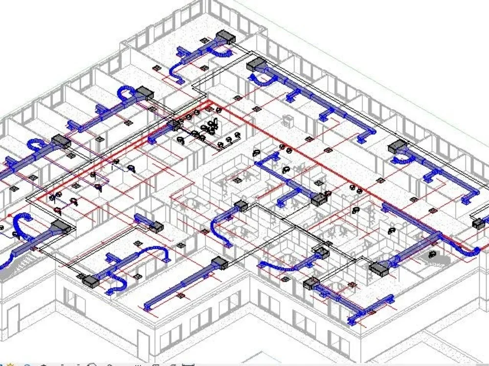 A fully MEP BIM Model of Building in Revit | Upwork