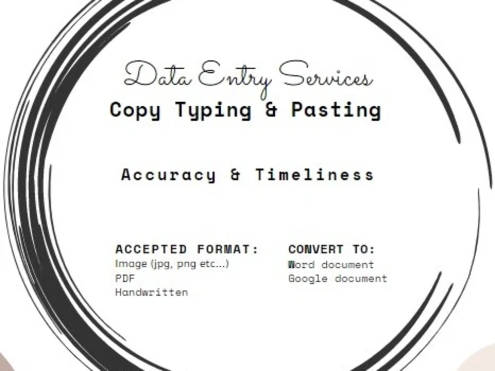 Data Extraction/Entry & Proofreading with accuracy, quality and timeliness | Upwork