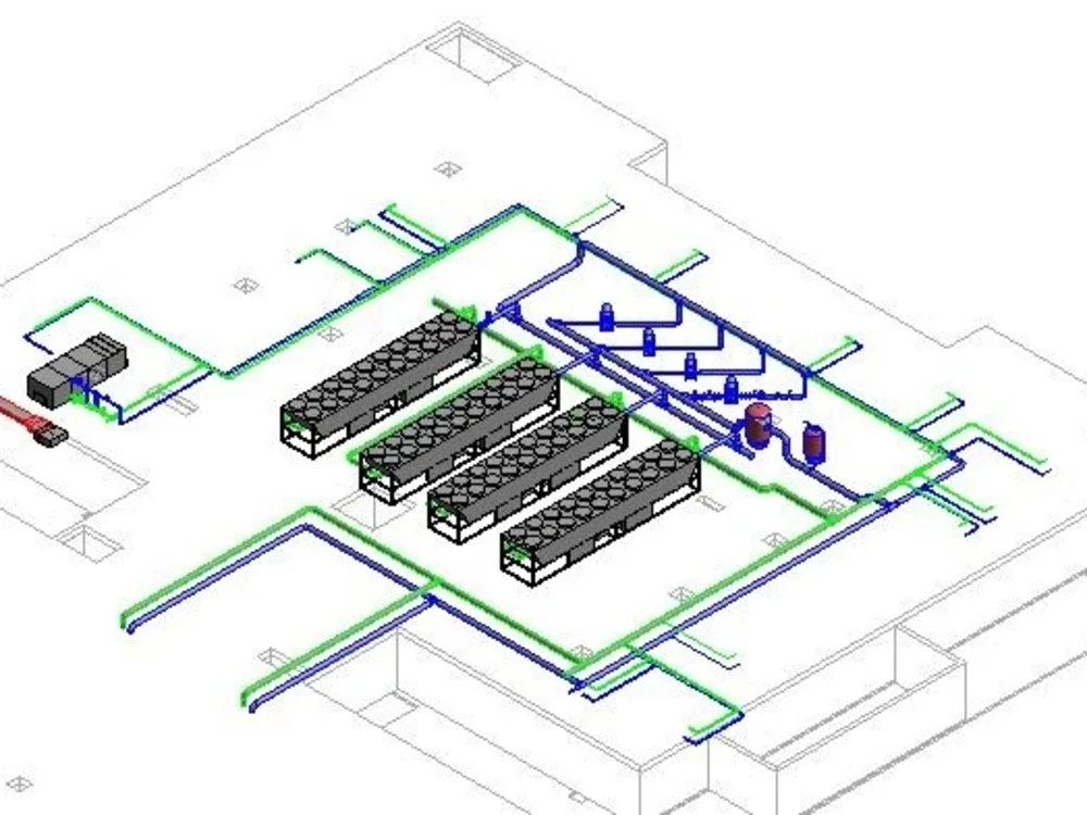 A fully MEP BIM Model of Building in Revit | Upwork