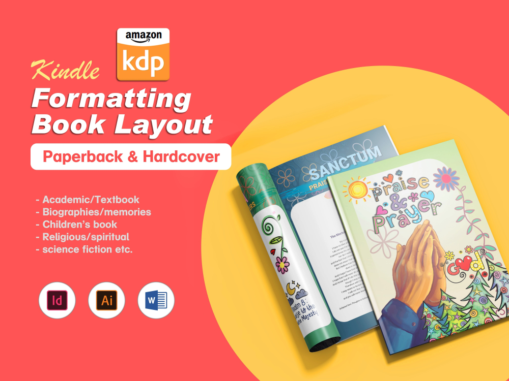 A fascinating book layout & formatting for print or Amazon KDP in ...