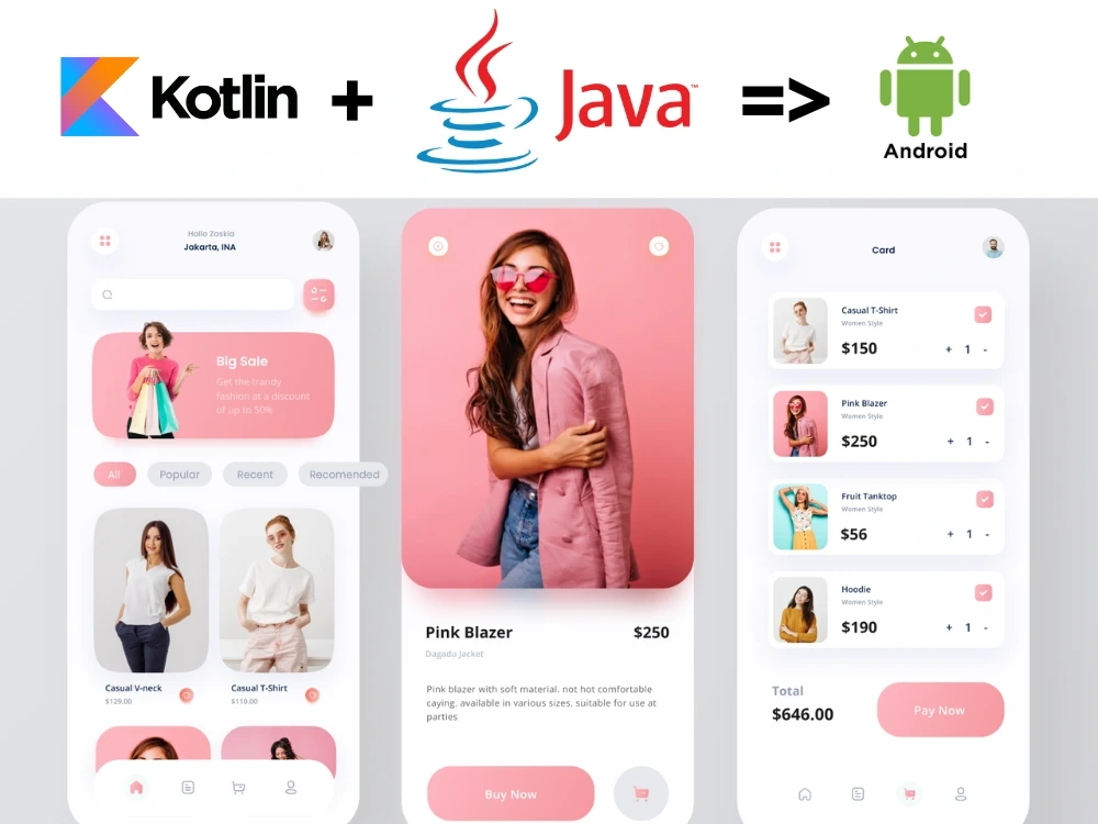 Professional mobile app development android app developer kotlin java ...