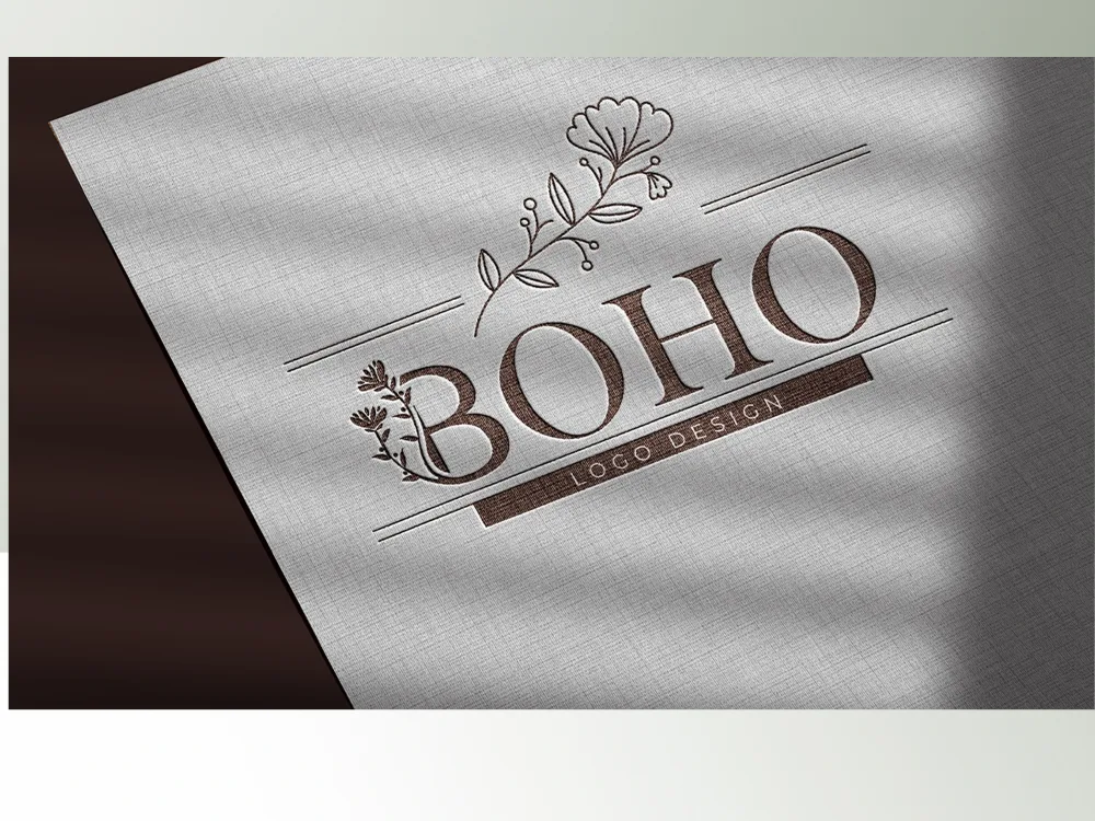 Beautiful hand drawn floral boho logo | Upwork