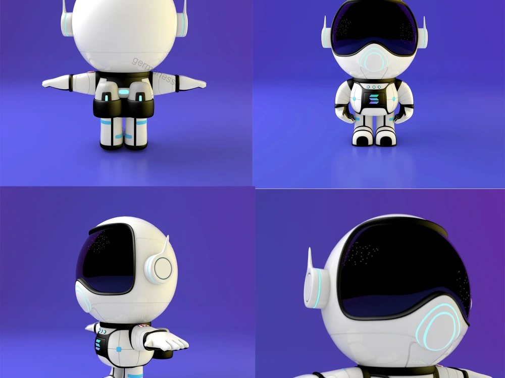 A cute and simple 3D character | Upwork