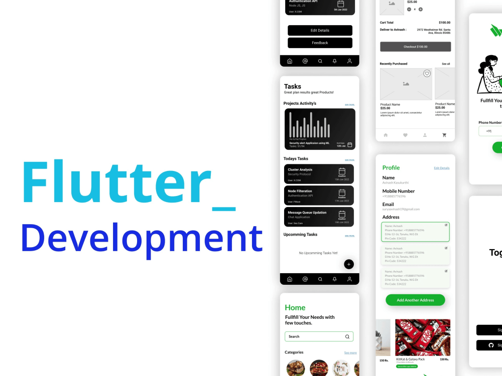 Flutter app that give experience for your users. | Upwork
