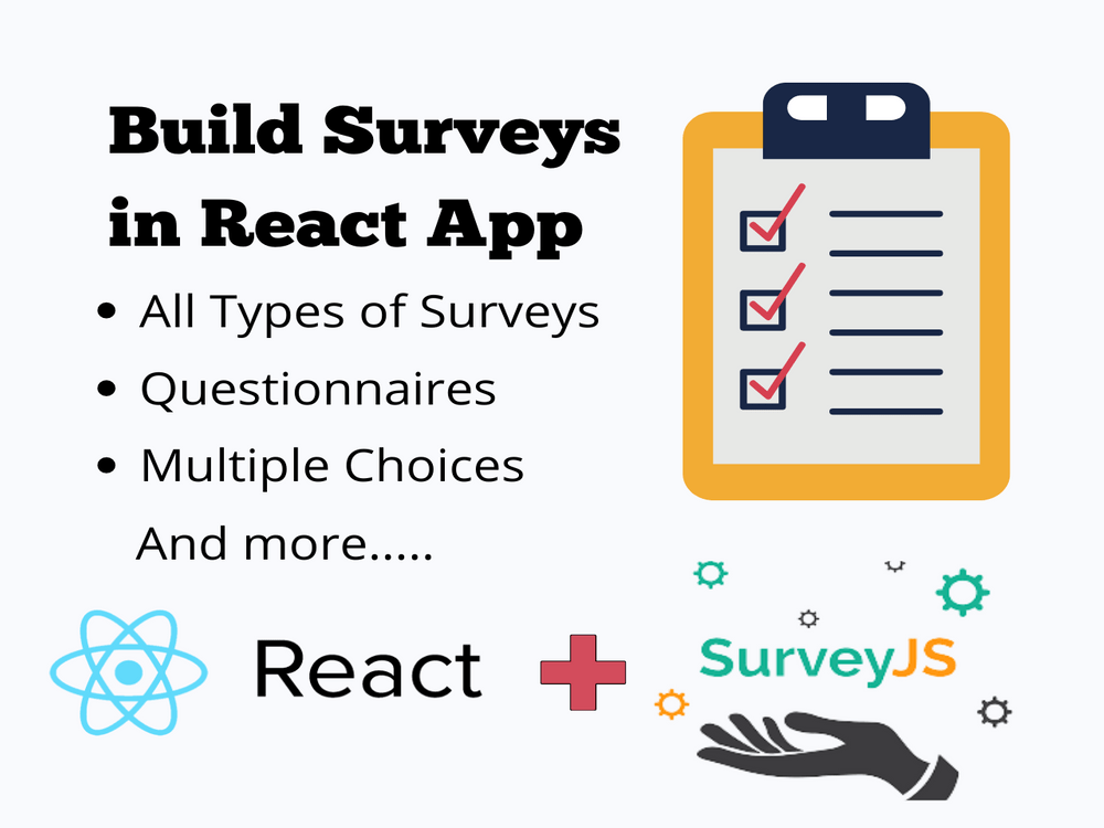 Different surveys in your React web application using surveyJS | Upwork