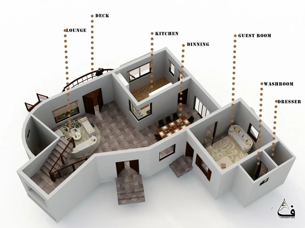 A detailed BIM modelling and all drawings from revit along renders | Upwork